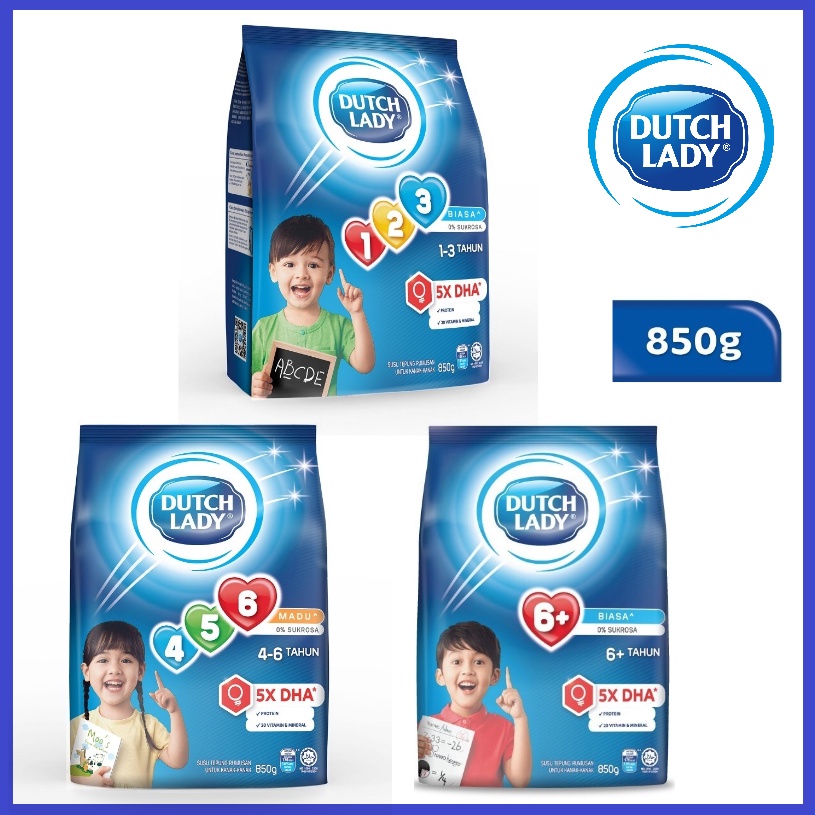 Dutch Lady 123 456 6+ 850g | Shopee Malaysia