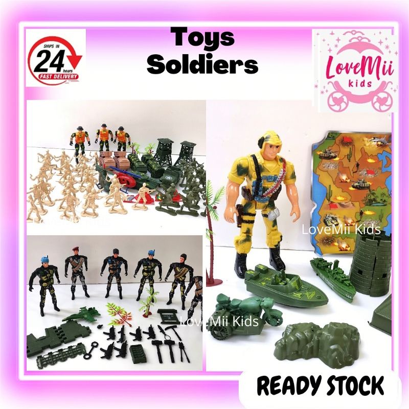 Toys Kids Boys Special Force Action Figure Army Soldiers Toy/Mainan ...