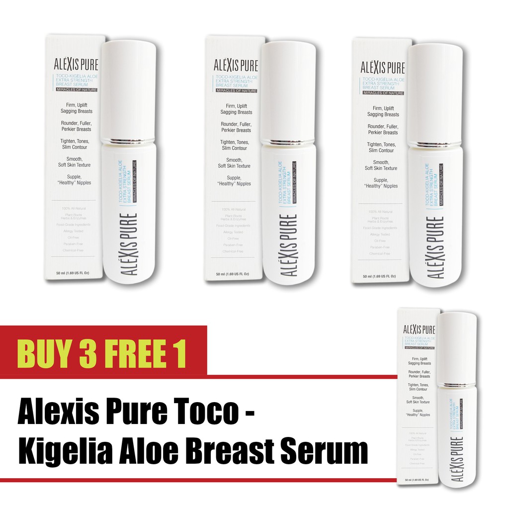 Alexis Pure Toco-Kigelia Aloe Plants & Herbs Extracts for Natural Bust ...