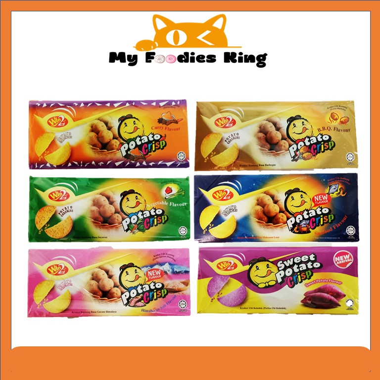 Win2 Potato Crisps 20g x 30pcs Snacks [Vegetable/BBQ/Curry/Sweet Potato ...