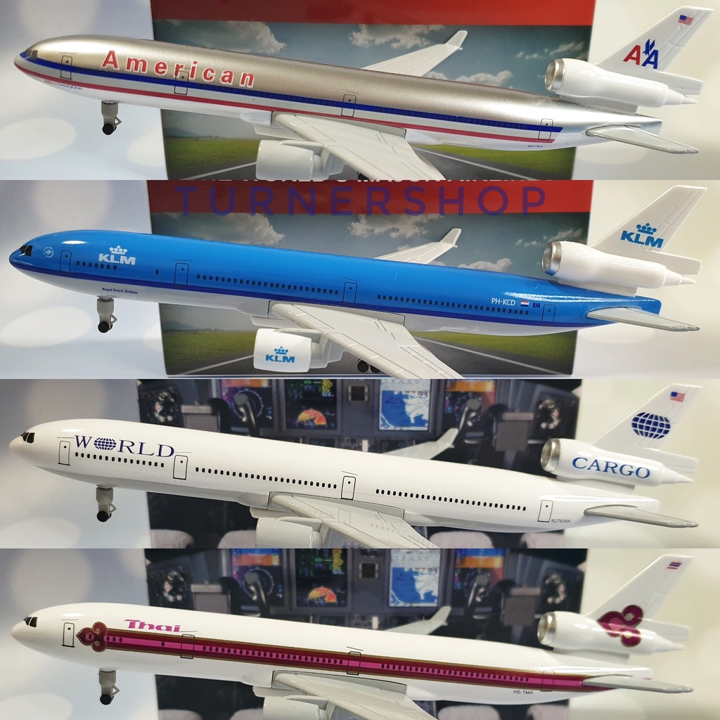 MCDONNELL DOUGLAS MD-11 22CM Aircraft Model Die-cast Metal Airplane ...