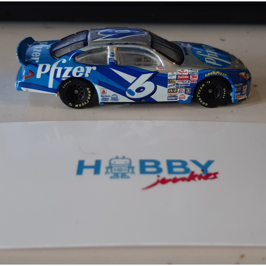 Hot Wheels 2001 NASCAR RACING PFIZER 6 Preloved Loose Mattel Diecast ...