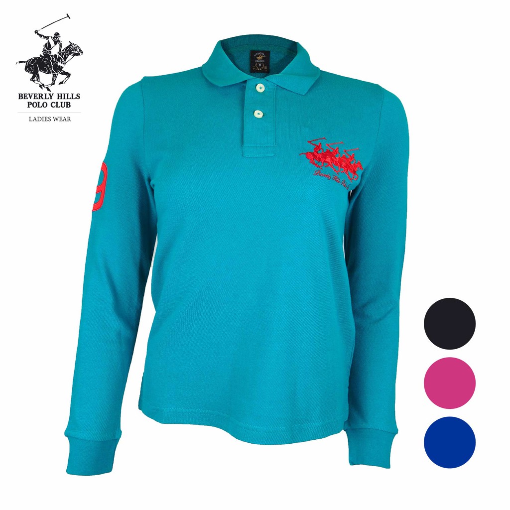 BHPC Women Polo Long Sleeve Shirt | Shopee Malaysia