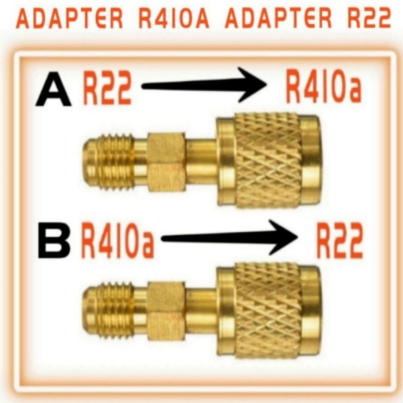 Converter R32 / R410A To R22 Aircond Adapter OUTDOOR REFILL Gas ...