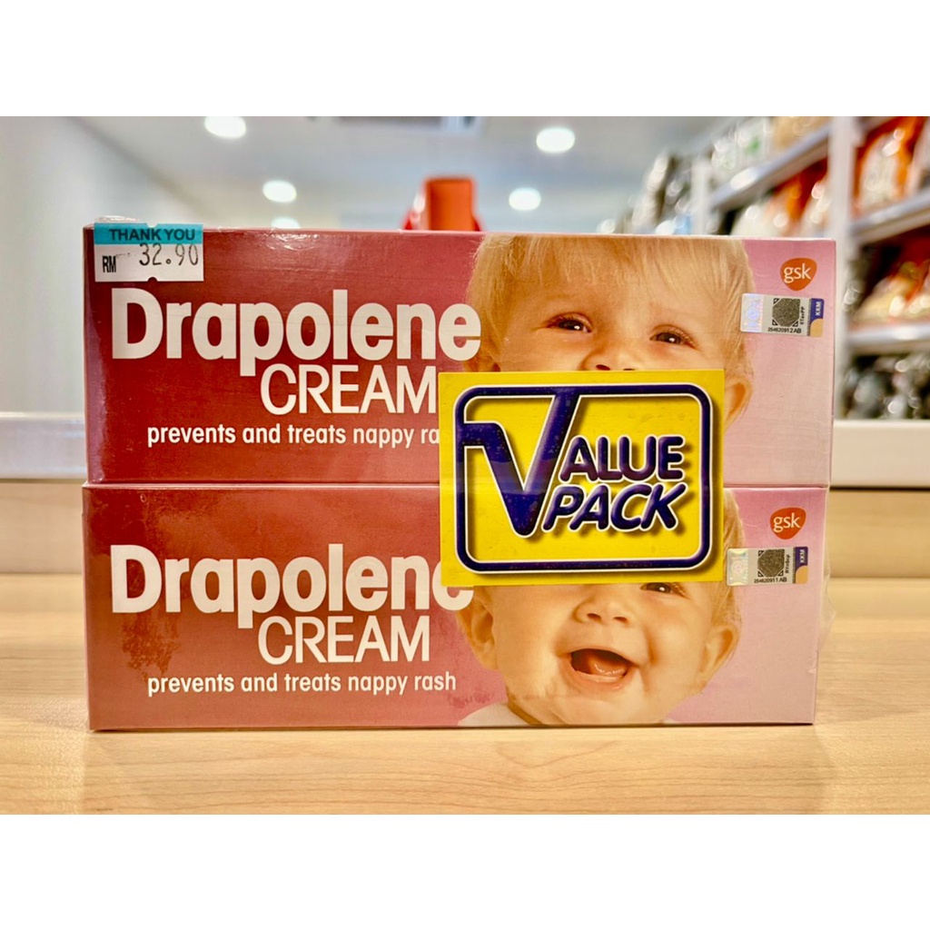 Drapolene Cream Prevents & Treats Nappy Rash (2 x 55g) | Shopee Malaysia