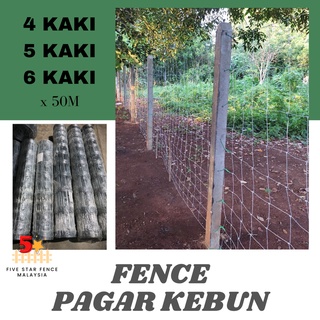Pagar Kambing Lembu Cyclone Fence Pagar Kebun 4 kaki x 50meter x 2.0mm ...