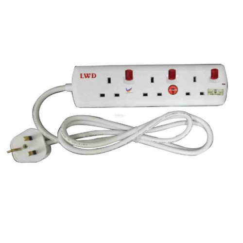 Lwd 3 gang Extension socket with 1.8 mtr cable (sirim) | Shopee Malaysia