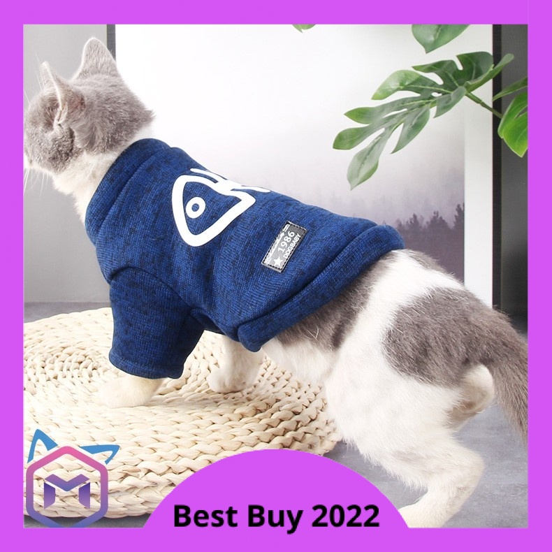 Ready Stock Malaysia Cute Pet Cat Clothes Knit Shirt Sweater Pakaian ...