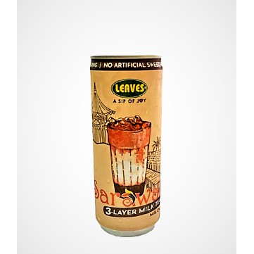 Three Layer Tea 3 Layer Milk Tea Gula Apong Leaves Sarawak 240ml | BeeCost