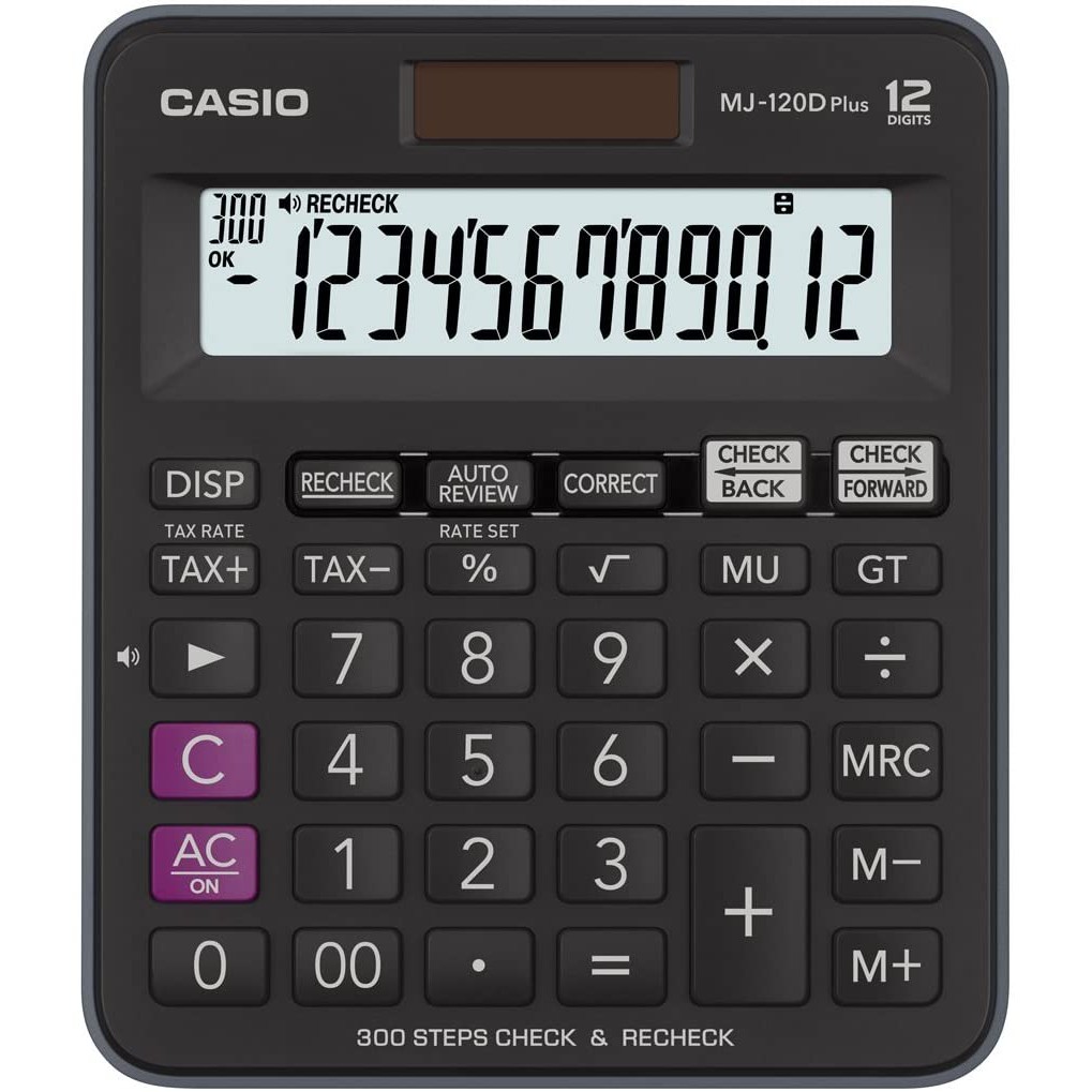 CASIO MJ-120D PLUS CALCULATOR (100% ORIGINAL ) | Shopee Malaysia