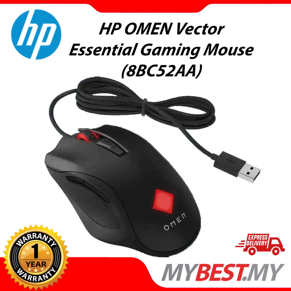 HP OMEN Vector Essential USB Gaming Mouse (8BC52AA) | Shopee Malaysia
