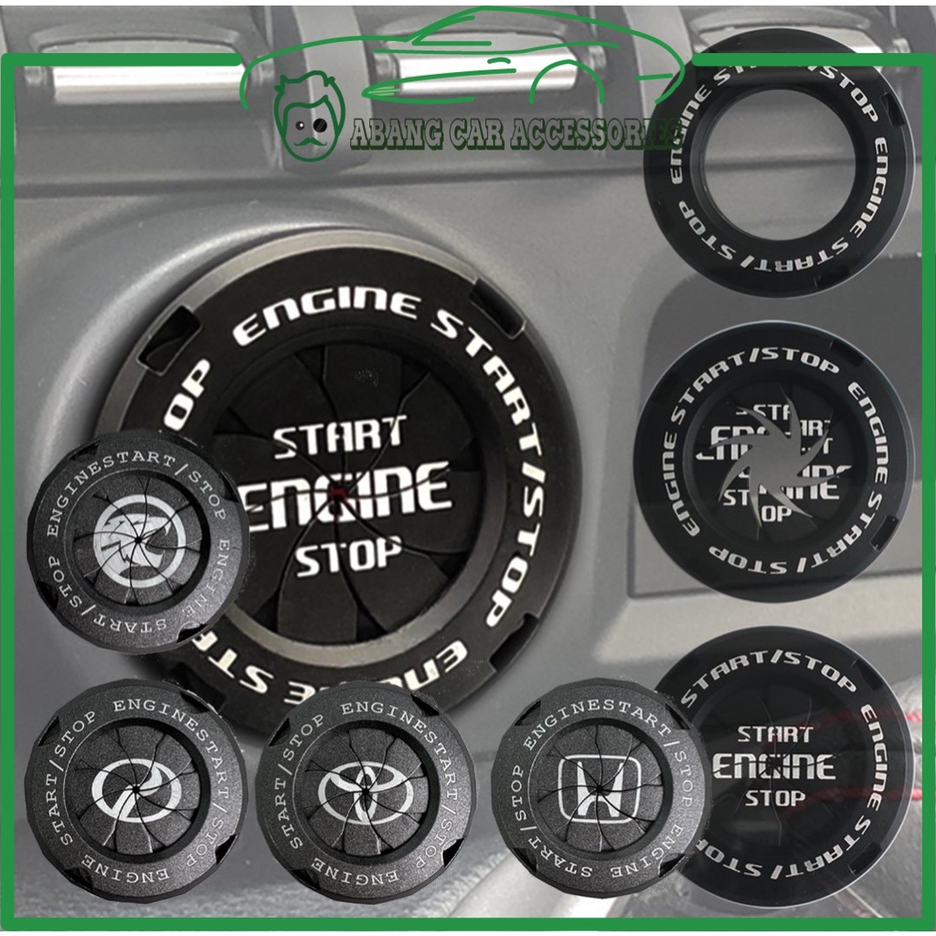 New limited item* Spin cover push start button suitable for all cars ...