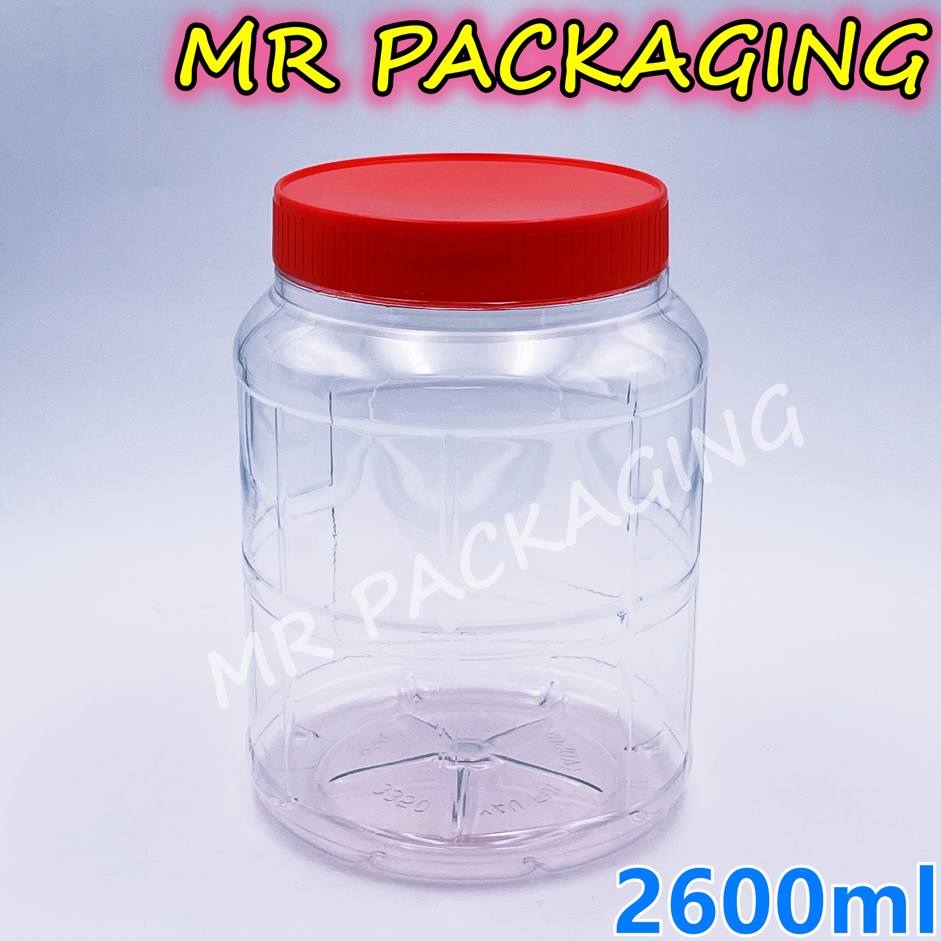 Balang Kuih Raya - 2600ml PET Container [ 1set ] - Bekas Cookie Jar ...