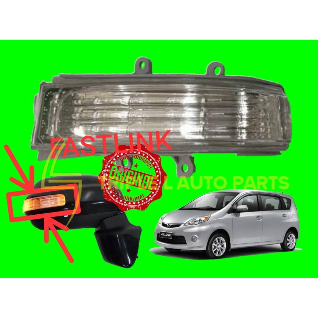 PERODUA ALZA 2009 SIDE MIRROR LAMP SIGNAL LAMPU 100% NEW BARU HIGH ...