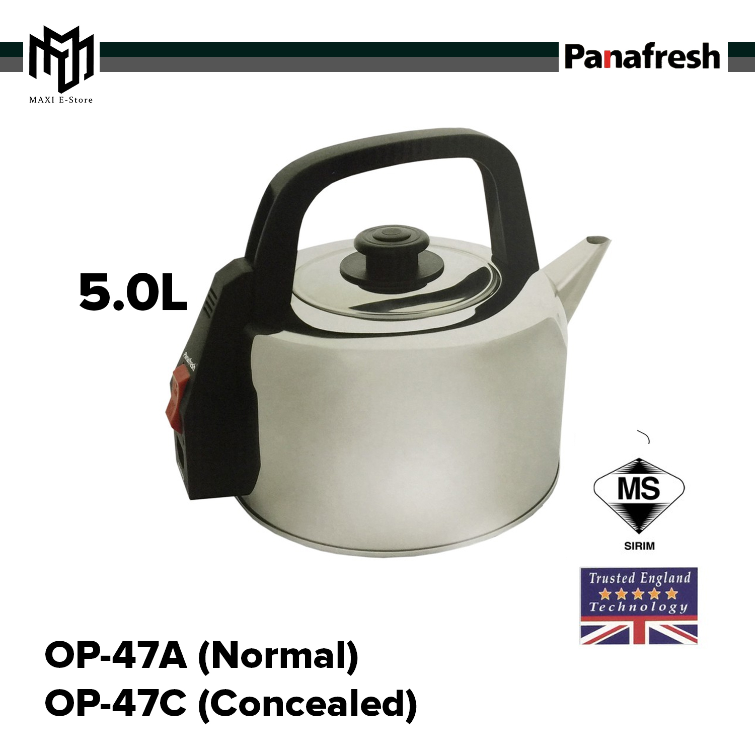 Panafresh 5.0L Stainless Steel Kettle | BeeCost