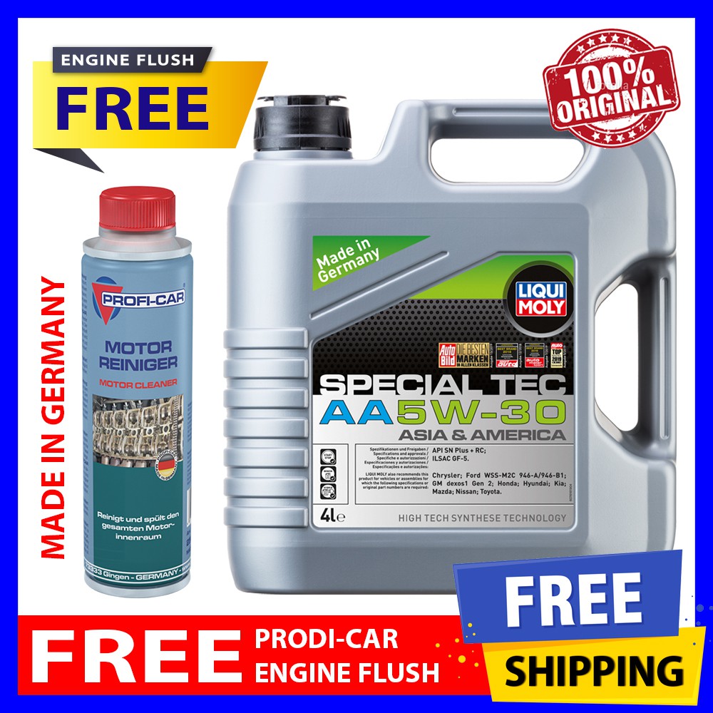 Liqui Moly SPECIAL TEC AA 5W30 SN PLUS Synthetic Engine Oil (4L ...
