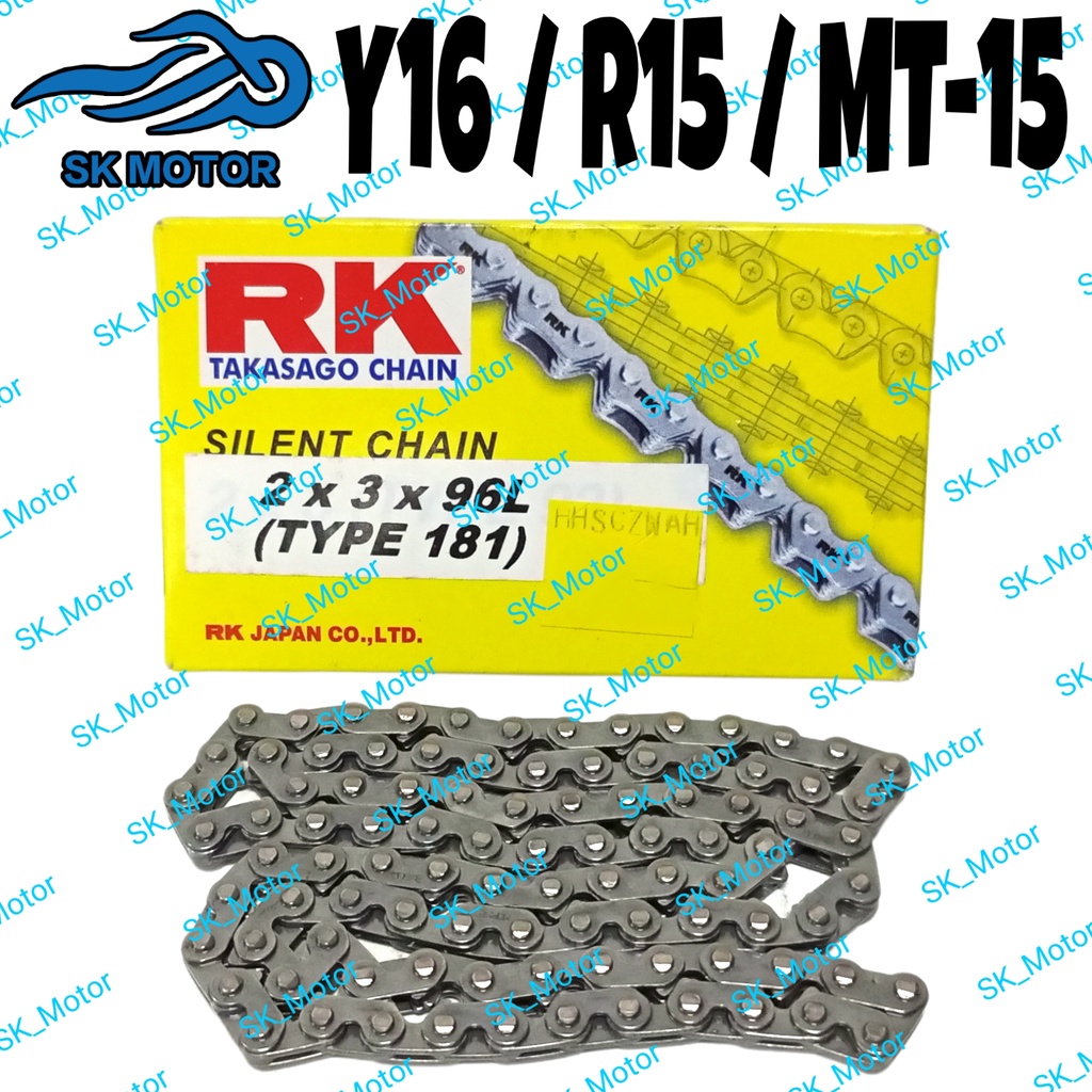 RK Japan 2x3x96L Yamaha Y16 Y16ZR / R15 V3 / MT15 MT 15 MT-15 Timing ...