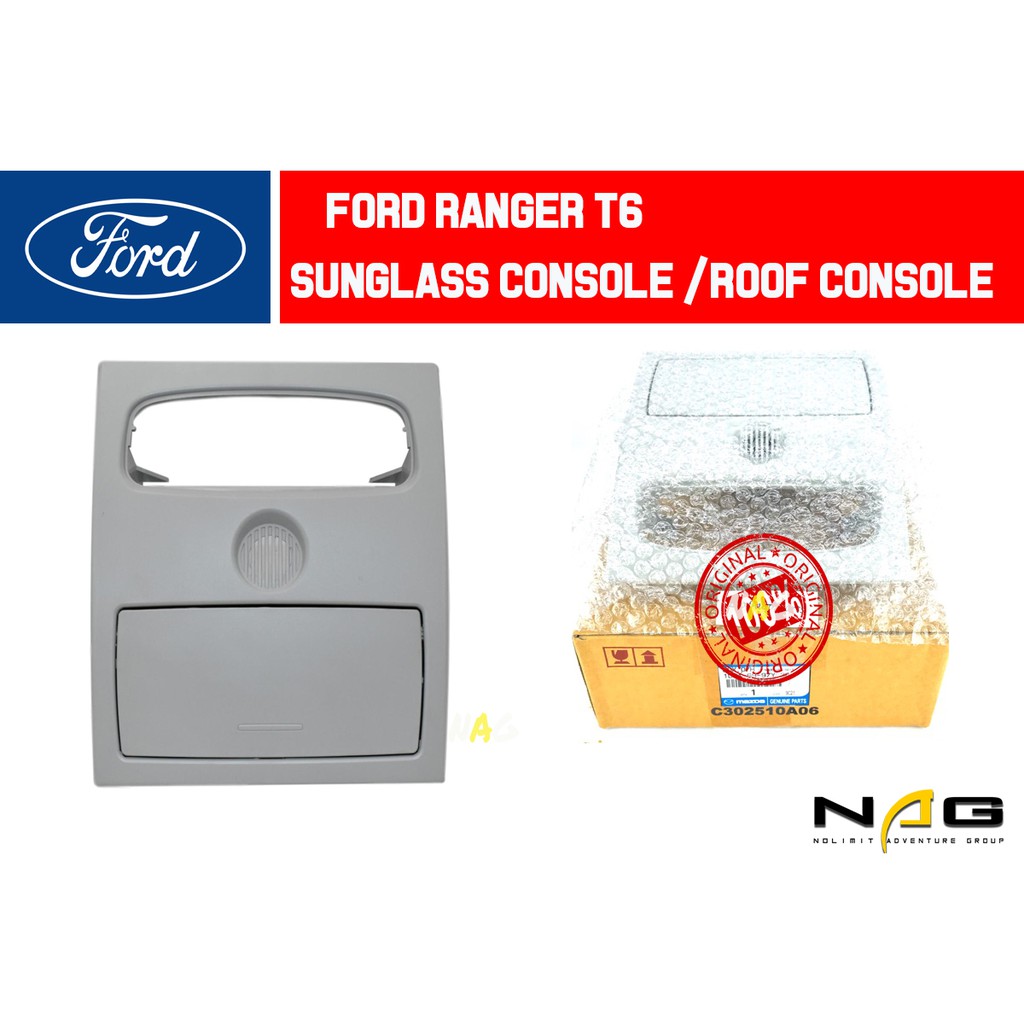 FORD RANGER T6 2012-2015 2.2 SUNGLASSES CONSOLE ROOF CONSOLE ORIGINAL ...