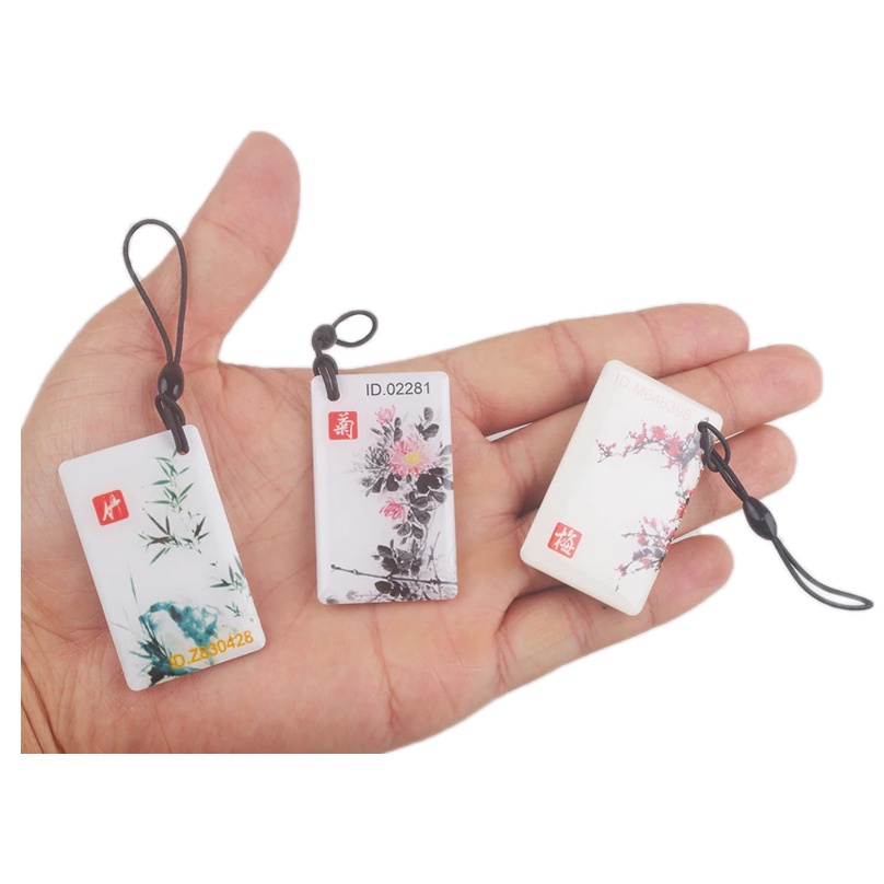 Epoxy Waterprrof RFID Tag 125KHz Proximity RFID Card Key fobs Key Fob ...