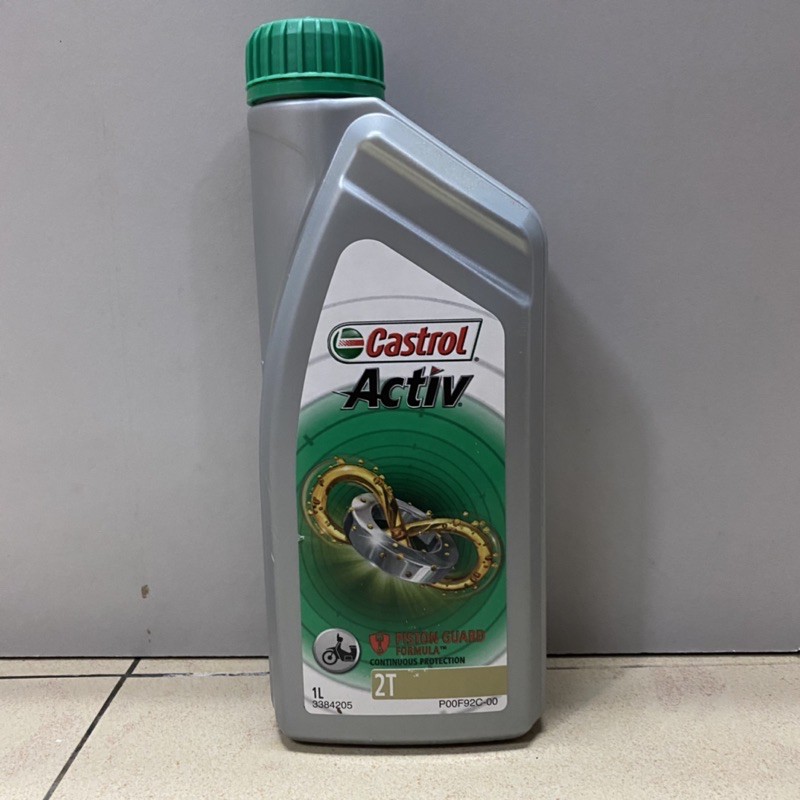 2T CASTROL ACTIV 1L ACTIVE JASO FC 100% ORIGINAL MINYAK 2T | Shopee ...