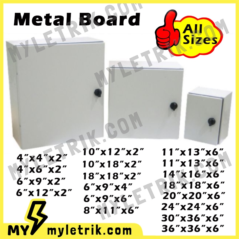 Metal Indoor Distribution Box / Multi DB Box / Electrical Box / Kotak ...