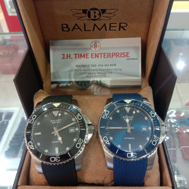 [JH TIME] [New Model] Original Balmer Automatic Men Watch 6088G ...