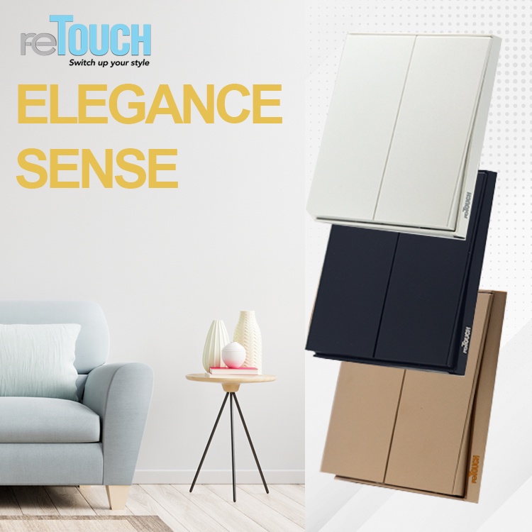 Retouch Elegance Sense Modern Wall Switch Socket Design Door Bell Plug ...