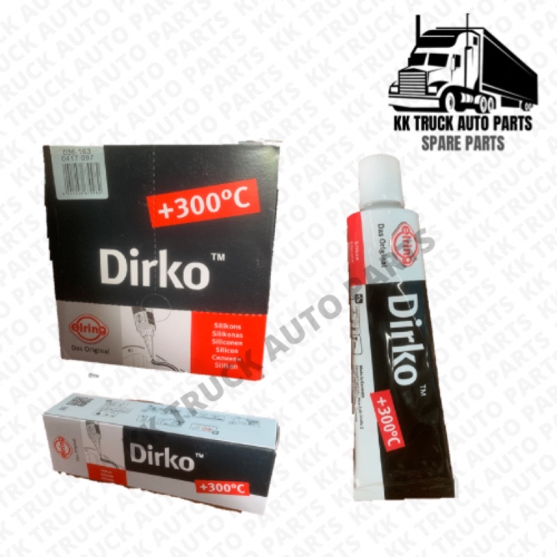 ELRING DIRKO +300C GASKET GUM BLACK SILICONE OIL PAN SEALANT UNIVERSAL ...