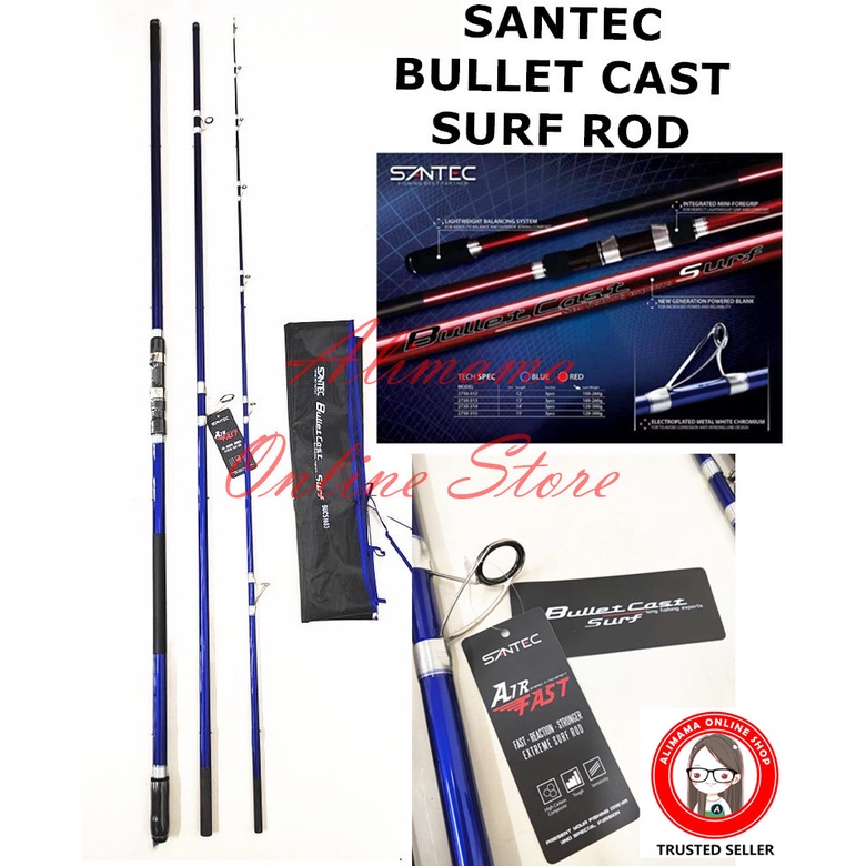 SANTEC BULLET CAST SURF ROD 1503 / 1603 | Shopee Malaysia