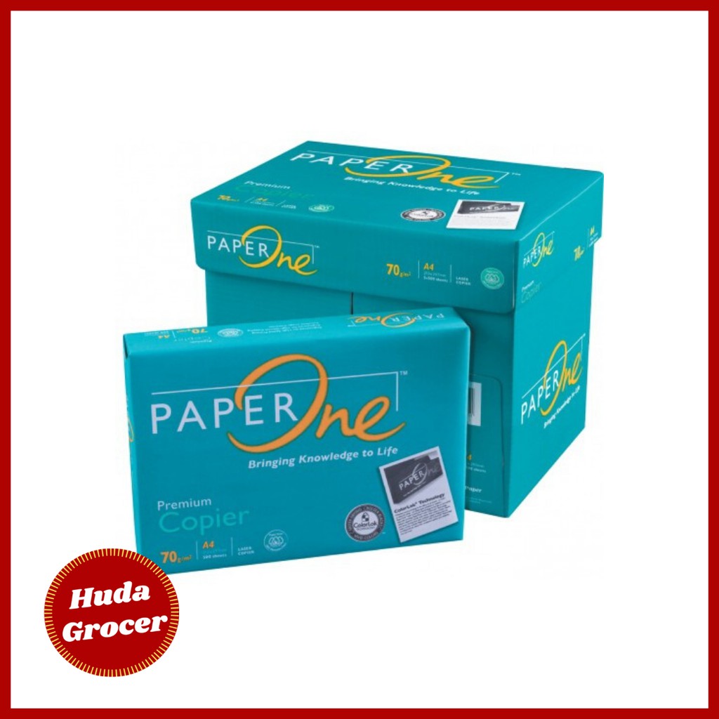 Paper One Copier (A4 Paper) 70gsm 1 Ctn (5X500 Sheets) | Shopee Malaysia