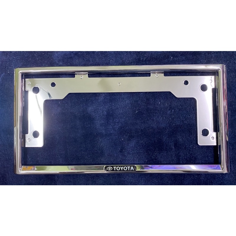 Toyota Frame plate toyota vios trd chrome krum tag hitam caldina vios ...