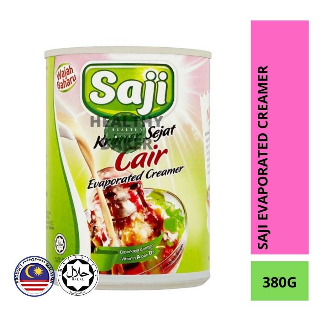 READY STOCK SAJI EVAPORATED CREAMER 380G / SUSU KRIMER SEJAT CAIR ...