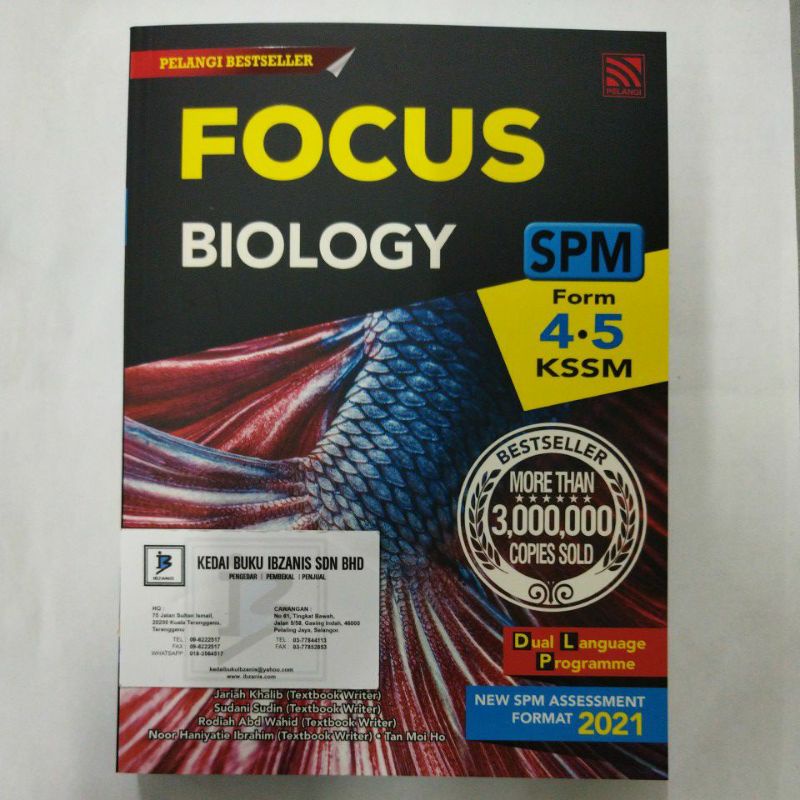 buku rujukan FOCUS SPM BIOLOGY form 4,5 | Shopee Malaysia