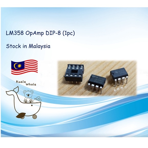 LM358 LM358N LM358P Dual Operational Amplifier OpAmp DIP8 DIP-8 8 Pin Socket | Shopee Malaysia
