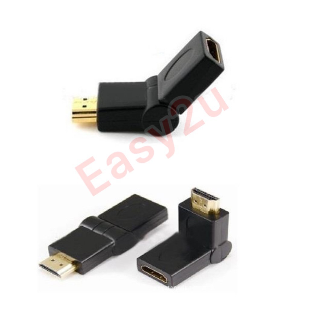 Spot hdmi rotation 180 degree adapter male to female right angle 90 180 ...