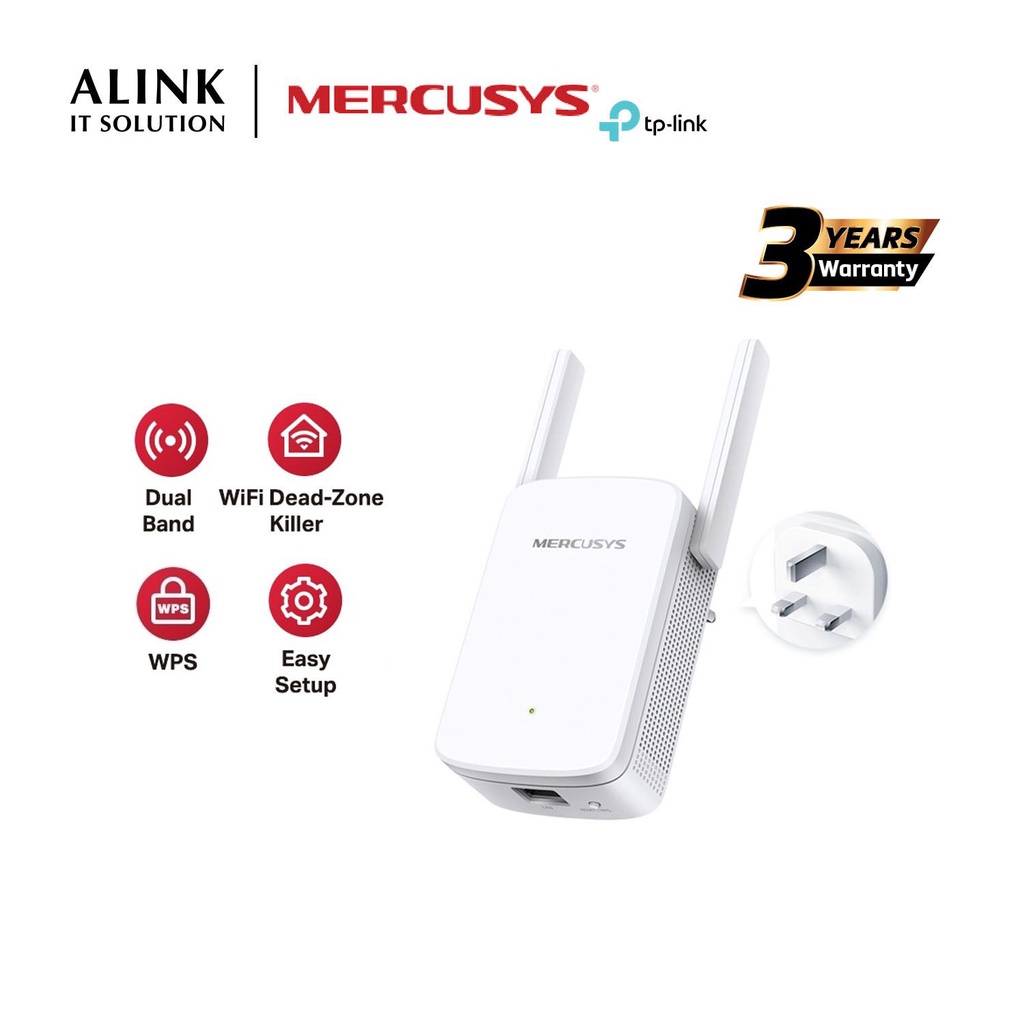 Mercusys ME30 300Mbps & AC1200 3 Pin (3 External Antenna) Range Wifi ...