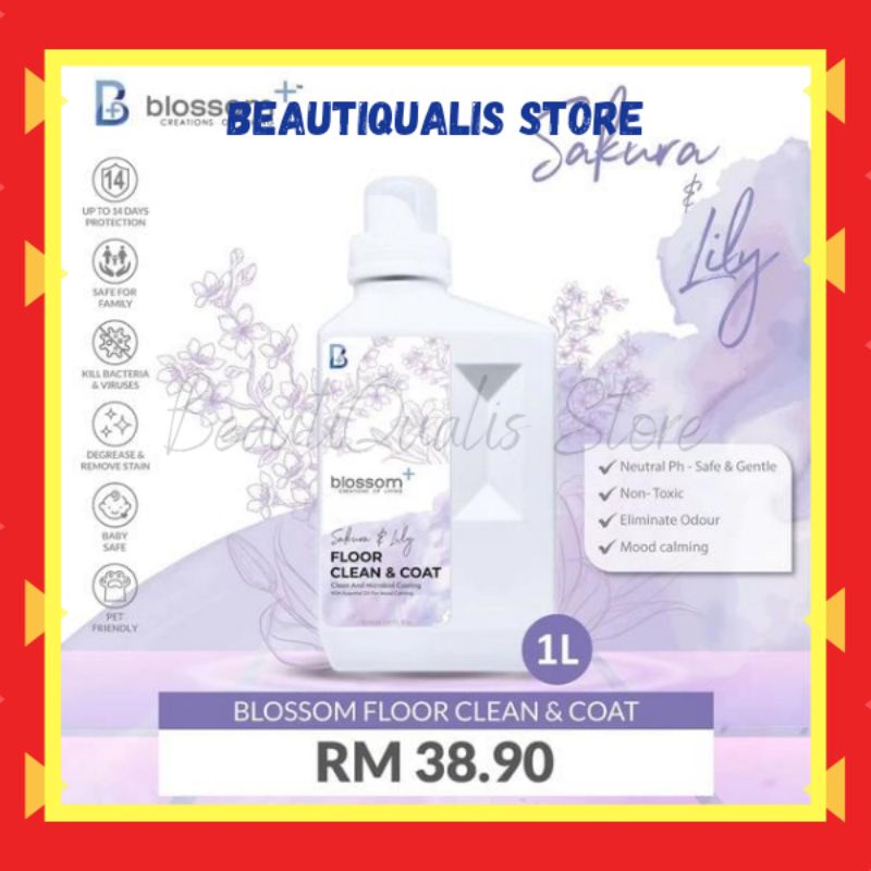 Blossom Floor Cleaner Liquid & Coat Floor Detergent 纳米地板清洁剂 | Shopee Malaysia