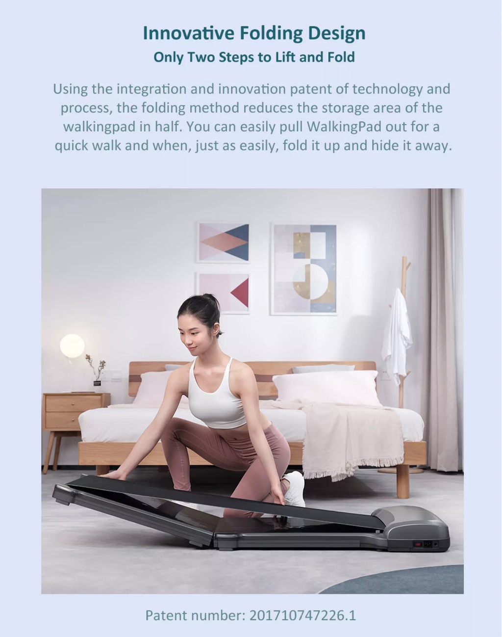 Xiaomi Kingsmith Walking Pad C1 Foldable Treadmill - Quiet Walking ...