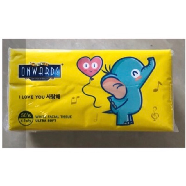 Onwards White Facial Tissue ultra soft 50’s x 3ply | Shopee Malaysia