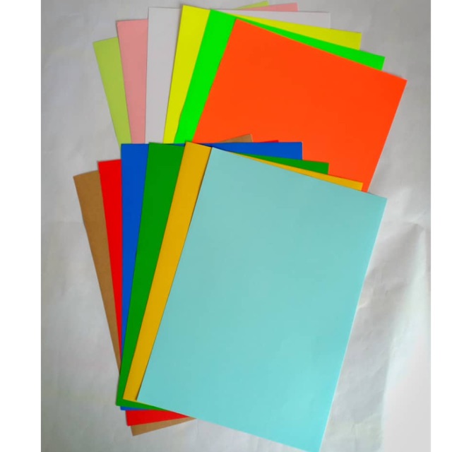 A4 Fluorescent Sticker Paper ( 6 in 1 ) | Shopee Malaysia