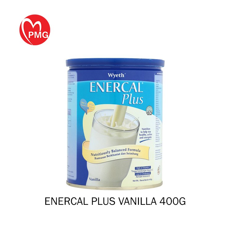 [PMG PHARMACY] Enercal Plus Vanilla 400g - boost immunity | Shopee Malaysia