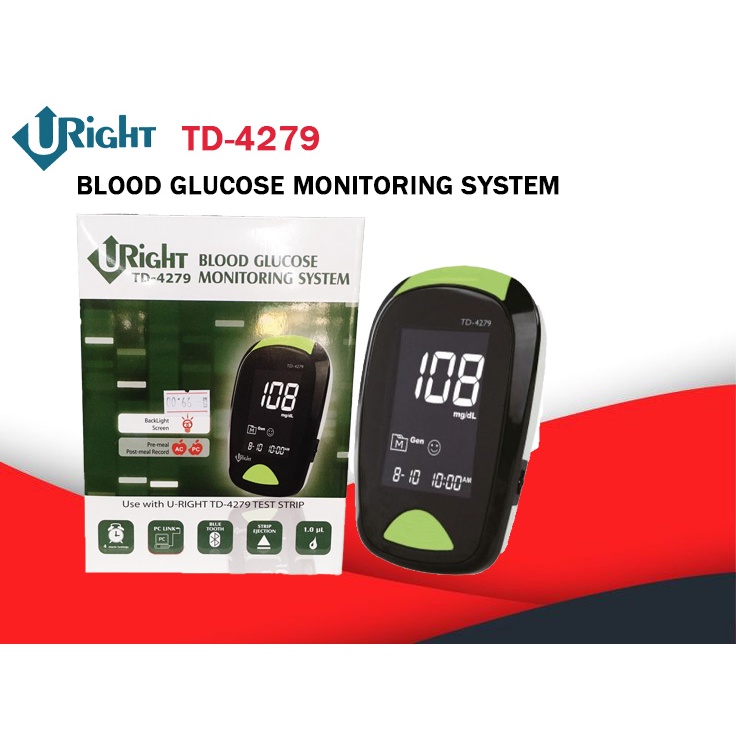 Uright Blood Glucose Monitoring System | Shopee Malaysia