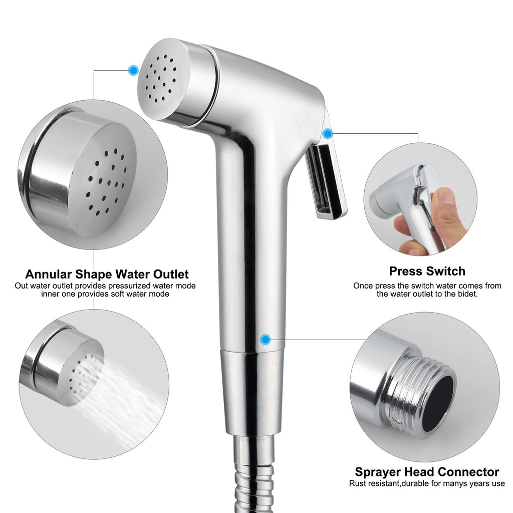 High Quality Toilet Water Pressure Bidet Sprayer | Shopee Malaysia