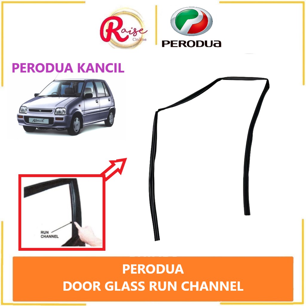 PERODUA Door Glass Run Channel (Getah Tingkap) Genuine Part Original ...