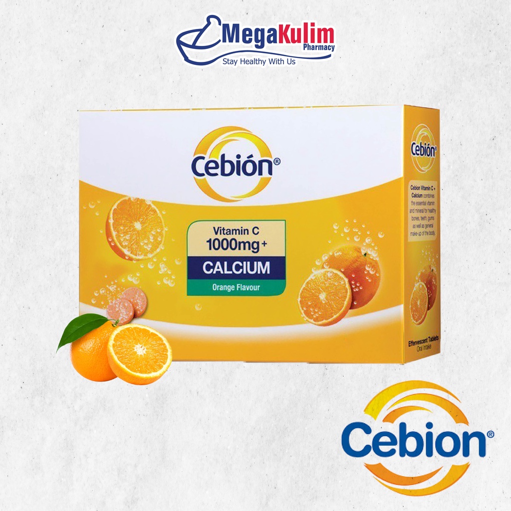 Cebion Vitamin C + Calcium Orange Flavour 4X10 Tab | Shopee Malaysia