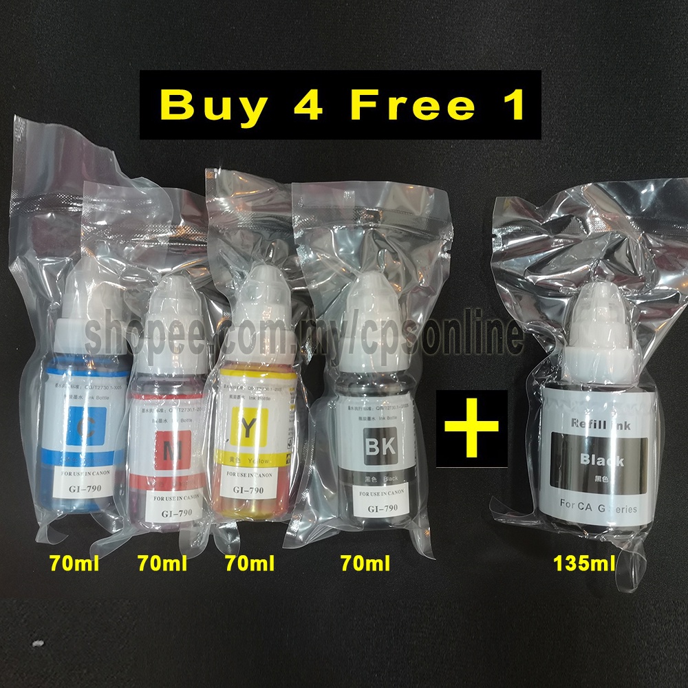 Canon Refill Ink GI-790 / GI790 compatible Refill Ink for G series ...