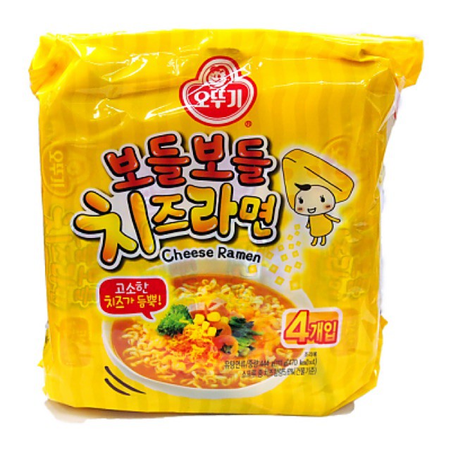 Ottogi Cheese Korean Ramen 4pack x 111G | Shopee Malaysia