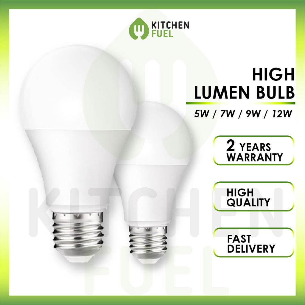 KF_ LED Mentol E27 Bulb 5W 7W 9W 12W Lampu Energy Saving Table Lamp ...