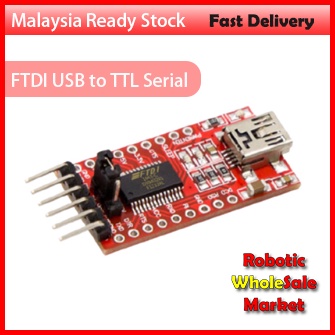Arduino Programmer FT232RL FTDI USB to TTL Serial TX RX 3.3V 5V USB Adapter UART Module | Shopee ...