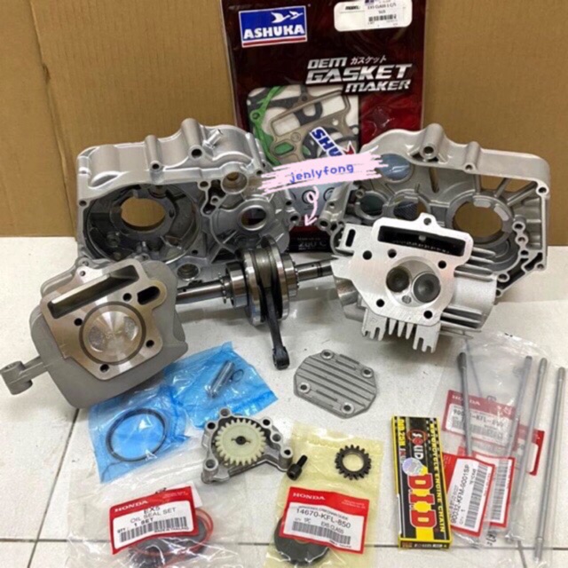 Set Package Class1 Crankcase kiri kanan/Crankshaft/Block/Head Set pnp EX5 Power/Dream/GBOJ ...